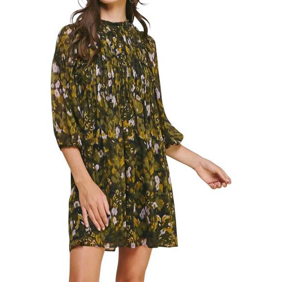 Pinch | Dresses | New Pinch Pintuck Detail Mini Dress In Green | Poshmark